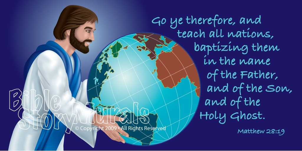 Childrens Ministry Wall Murals for Churches, Preschools and Nurserys ...