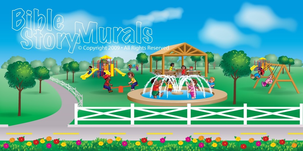 Childrens Ministry Wall Murals for Churches, Preschools and Nurserys ...