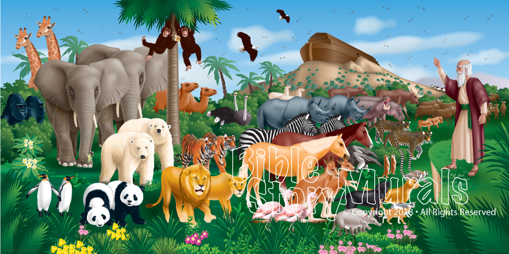 Old Testament Murals | Bible Story Murals