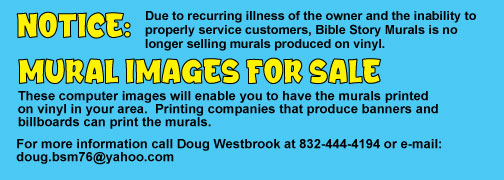 Bible Story Murals for Sunday School, Church, Preschool & Nurserys